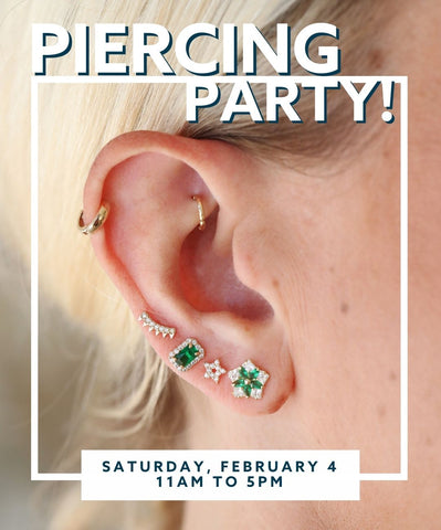 New Year, New Piercing! Piercing Party at J. Landa Jewelry